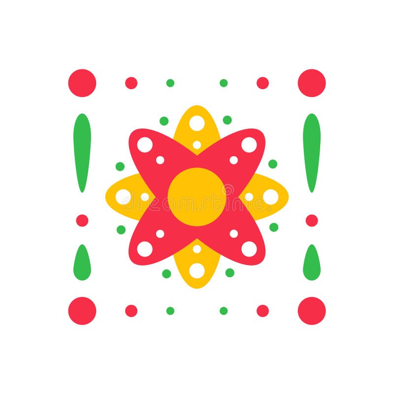 National Hispanic Heritage Month Element Design Vector Stock Vector ...