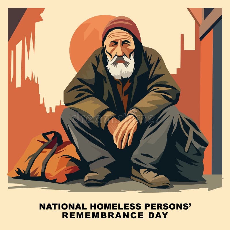 National Homeless Personsâ€™ Remembrance Day Stock Vector ...