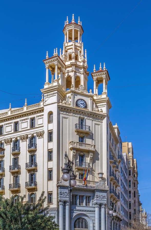 National Institute of Social Security, Valencia, Spain Stock Photo ...