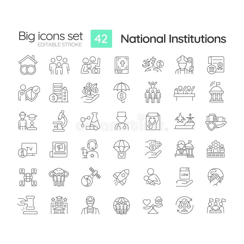 Institutions Symbols Stock Illustrations – 130 Institutions Symbols ...