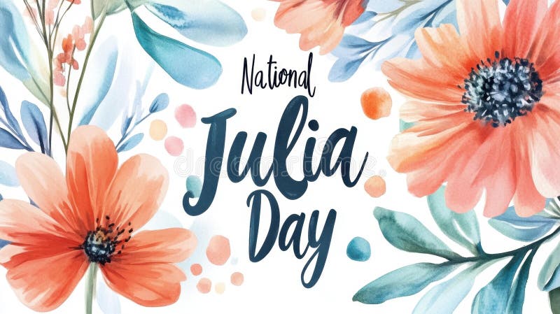National Julia Day National Julia Day Celebration with Floral Art ...