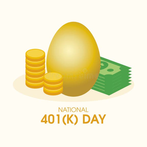 National 401k Day vector stock vector. Illustration of icon - 255550882