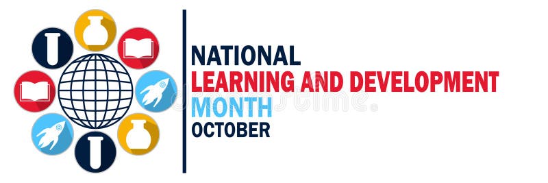 National Learning and Development Month Stock Vector - Illustration of ...