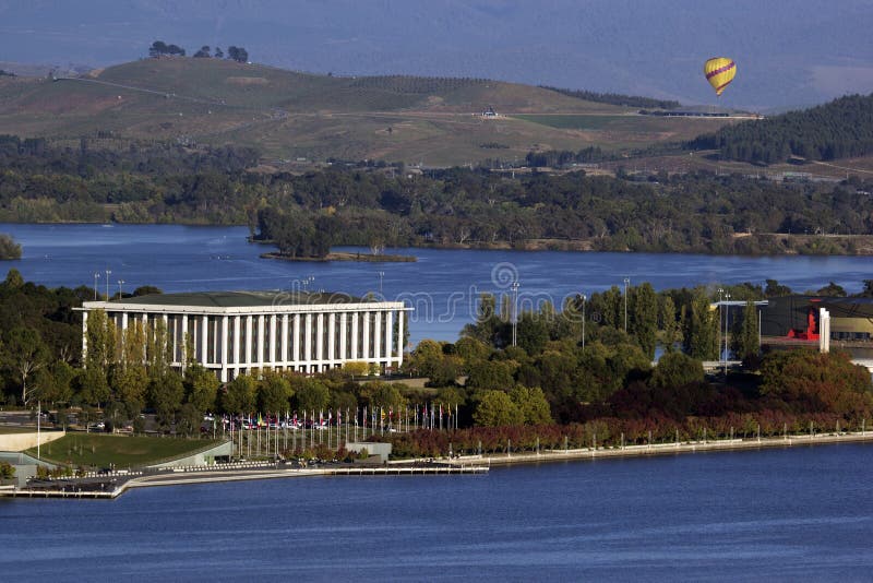 The Australian National Library in Canberra Stock Image - Image of ...