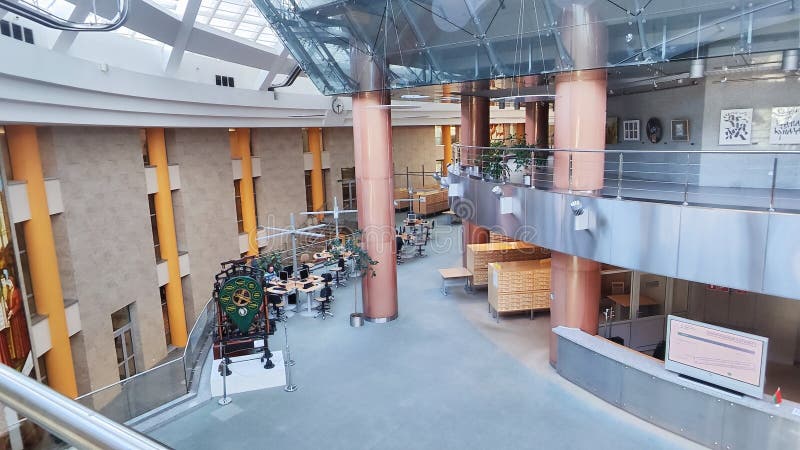 Within the National Library of Belarus Editorial Image - Image of ...