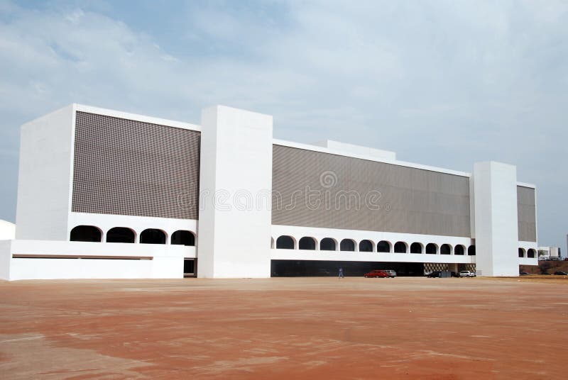 The National Library in Brasilia Editorial Stock Image - Image of ...