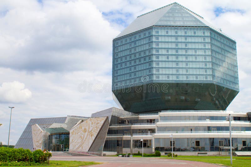 National Library building stock image. Image of pillar - 9144229