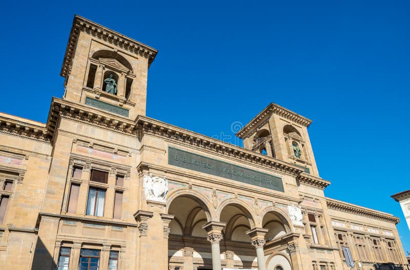 National Library of Florence, Italy Stock Photo - Image of books ...