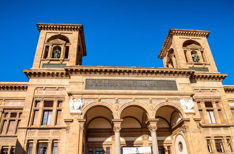 National Library of Florence, Italy Stock Image - Image of italian ...