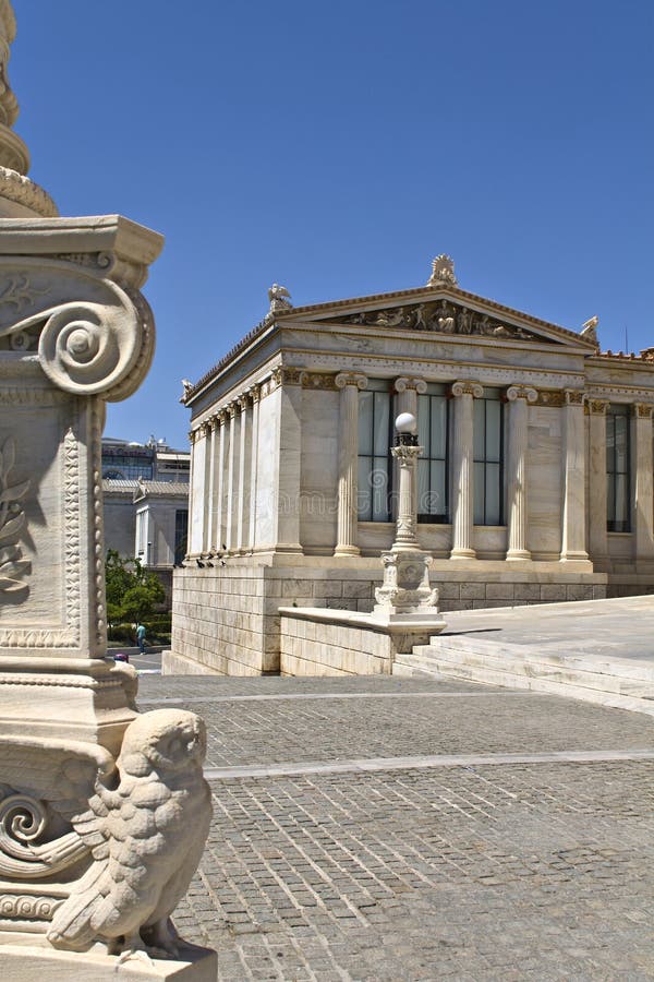 National Library of Athens stock photo. Image of national - 12751228