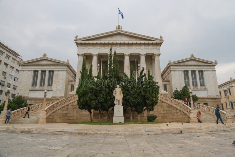National Library of Greece stock image. Image of national - 135989391