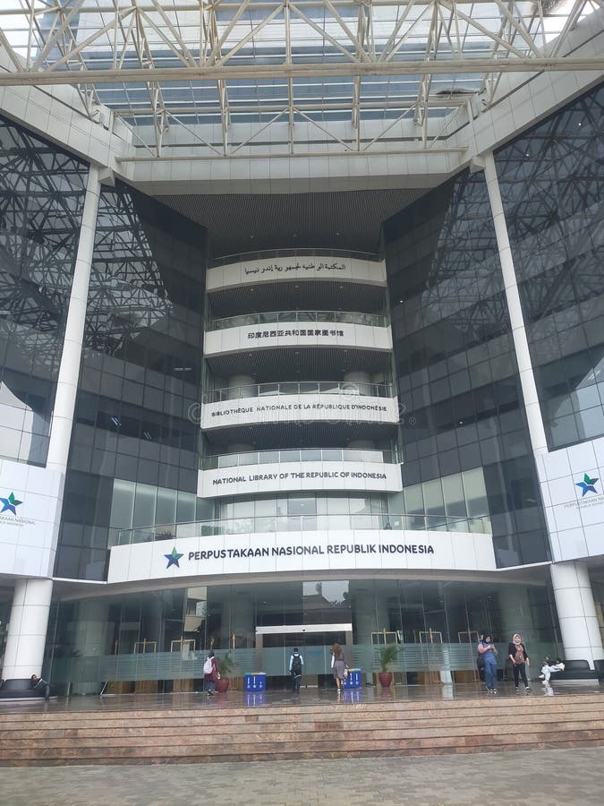 National Library of Indonesia Editorial Stock Image - Image of library ...