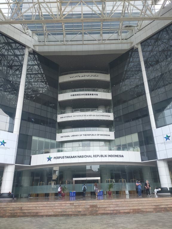 National Library of Indonesia Editorial Stock Image - Image of library ...