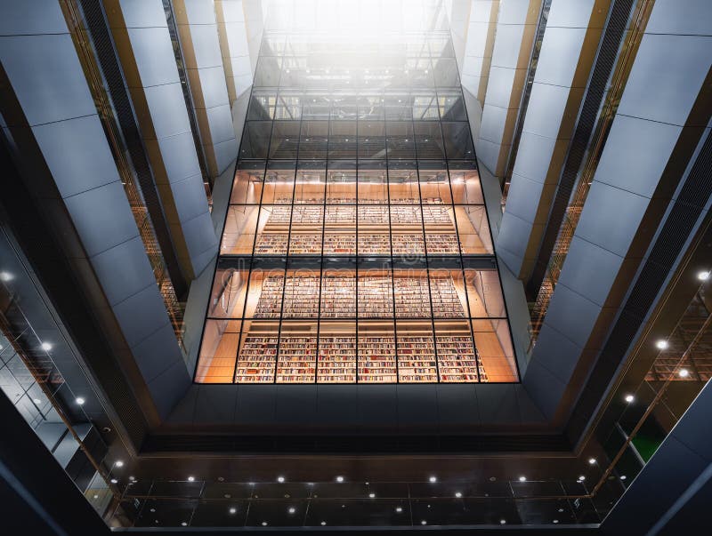 National Library of Latvia Interior Also Known As Castle of Light ...