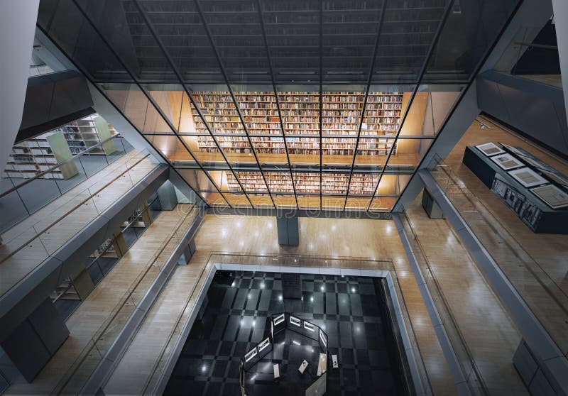 National Library of Latvia Interior Also Known As Castle of Light ...