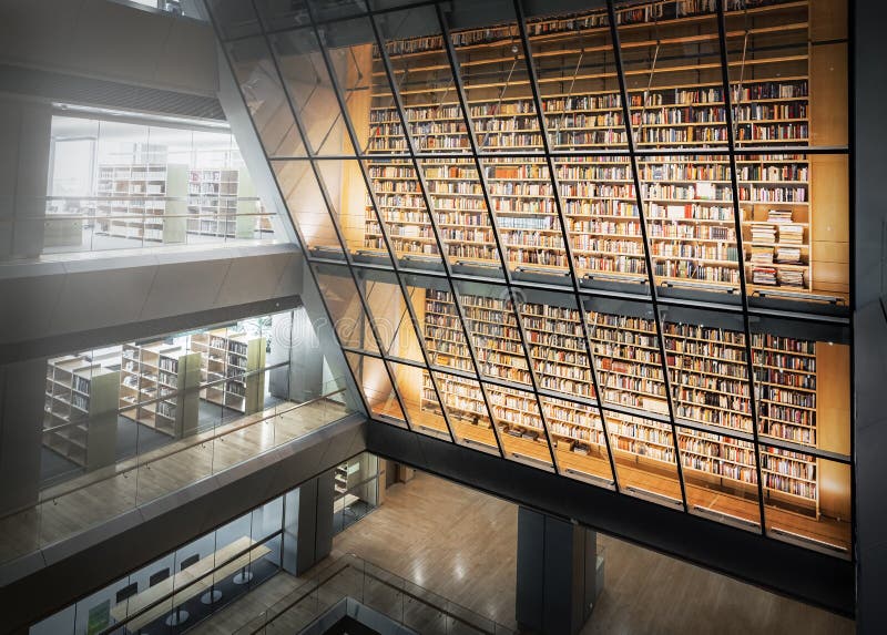 National Library of Latvia Interior Also Known As Castle of Light ...