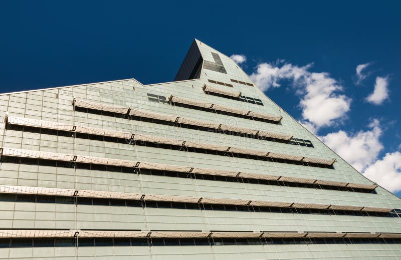 Riga. the Modern Building of National Library Stock Image - Image of ...