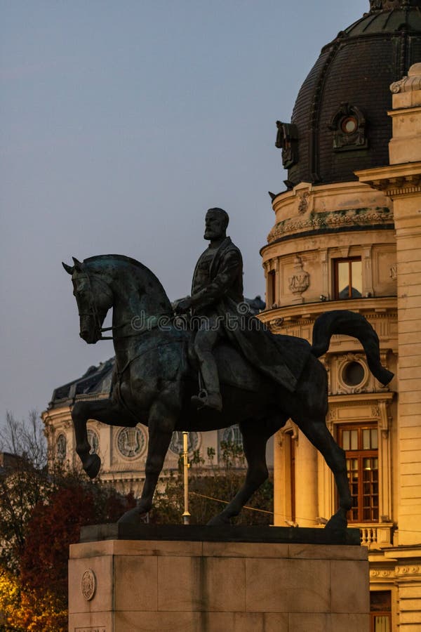 The National Library Located on Calea Victoriei in Bucharest Stock ...