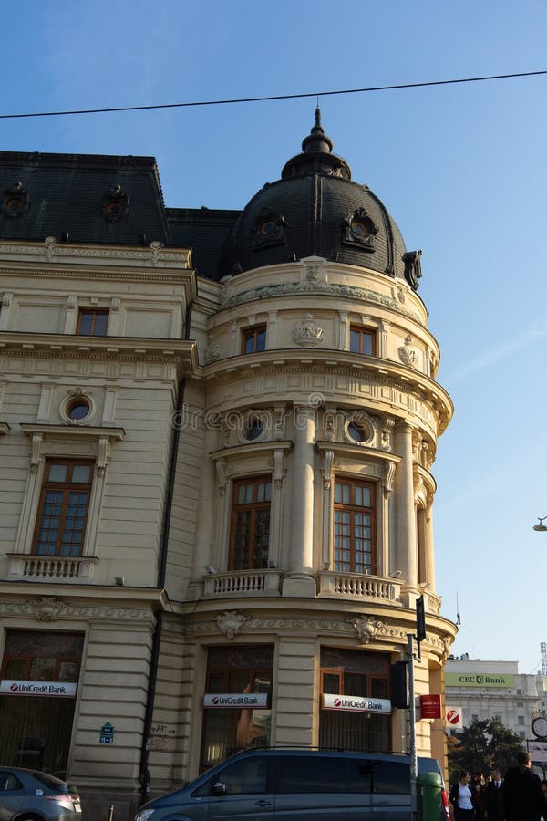 The National Library Located on Calea Victoriei in Bucharest, Romania ...