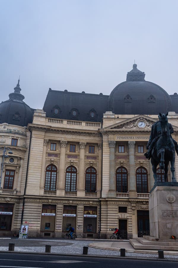 The National Library Located on Calea Victoriei in Bucharest, Romania ...