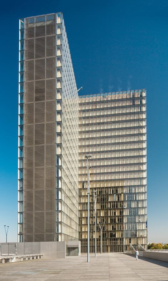 National Library Paris editorial stock photo. Image of architecture ...