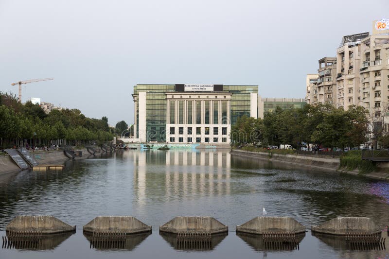 National Library of Romania in Bucharest Editorial Photo - Image of ...
