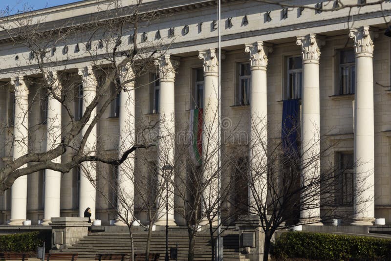 National Library St. Cyril and Methodius in Sofia, Bulgaria Editorial ...