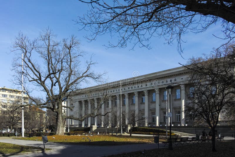 National Library St. Cyril and Methodius in Sofia, Bulgaria Editorial ...