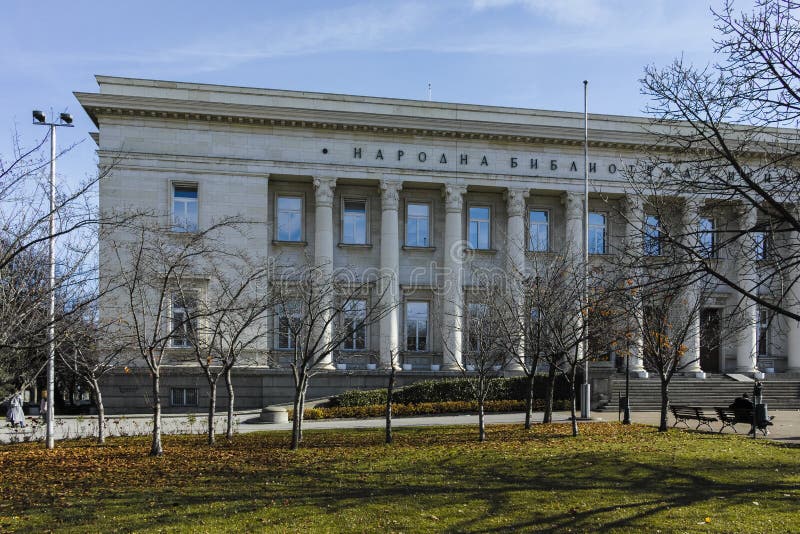 National Library St. Cyril and Methodius in Sofia, Bulgaria Editorial ...