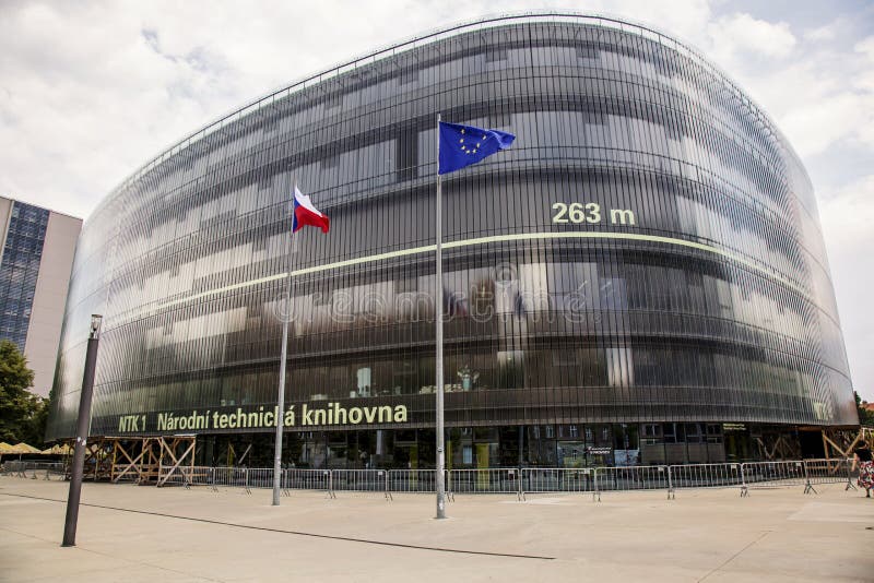 National Library of Technology, NTK 1 Editorial Stock Photo - Image of ...