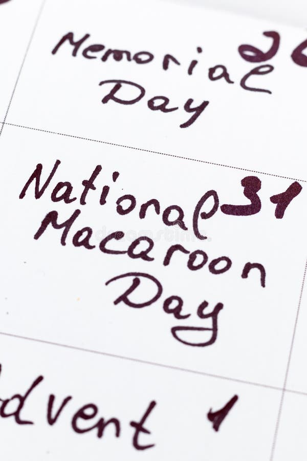 National Macaroon Day Celebratory Photo Stock Photo - Image of sweet ...