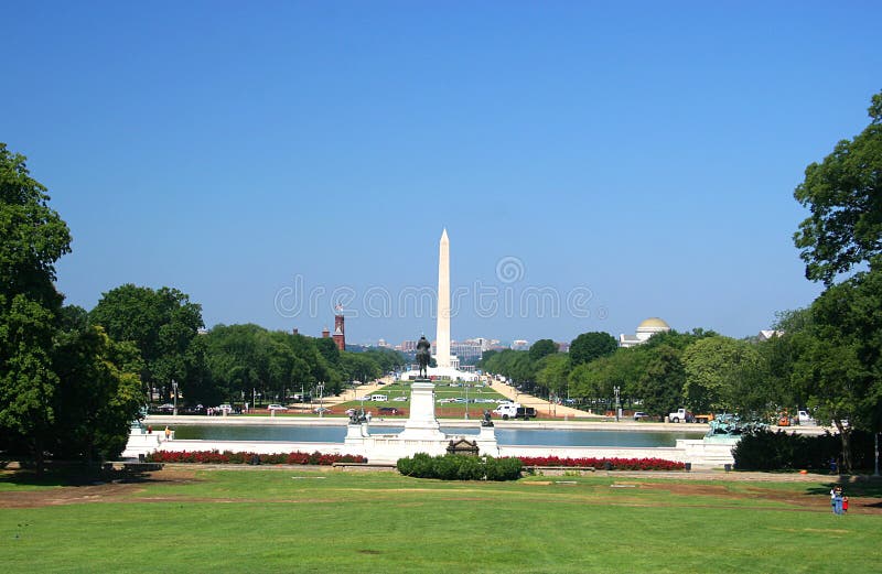 National Mall in Washington DC Stock Photo - Image of colors, scene ...