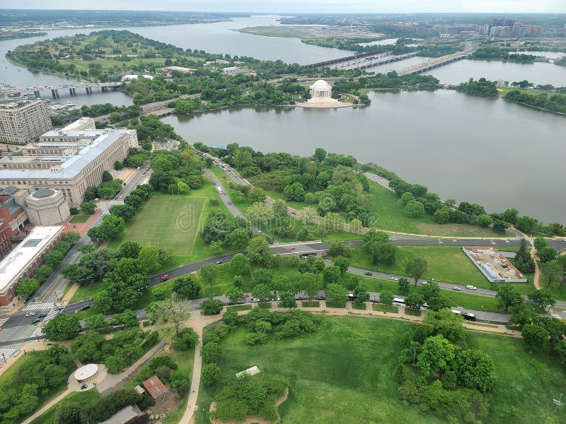 National Mall Aerial South of the Washington Memorial Stock Photo ... National Mall Aerial South of the Washington Memorial Stock Photo ...