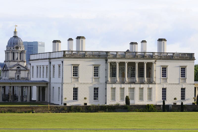 National Maritime Museum from Greenwich Stock Image - Image of ...