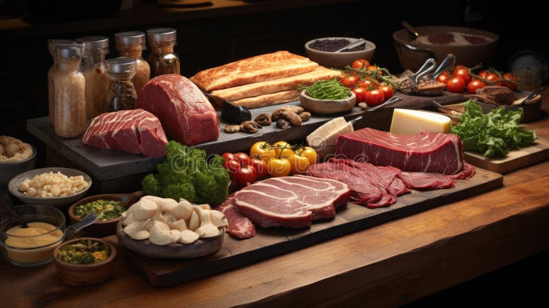 National Meat Month: a Butcher S Counter Showcasing an Array of Meats ...