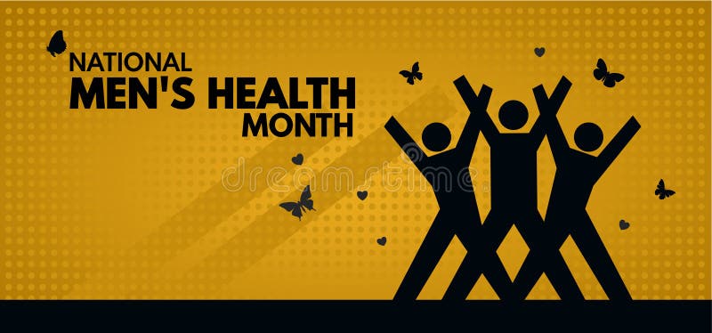National Mens Health Month stock vector. Illustration of health - 347190063