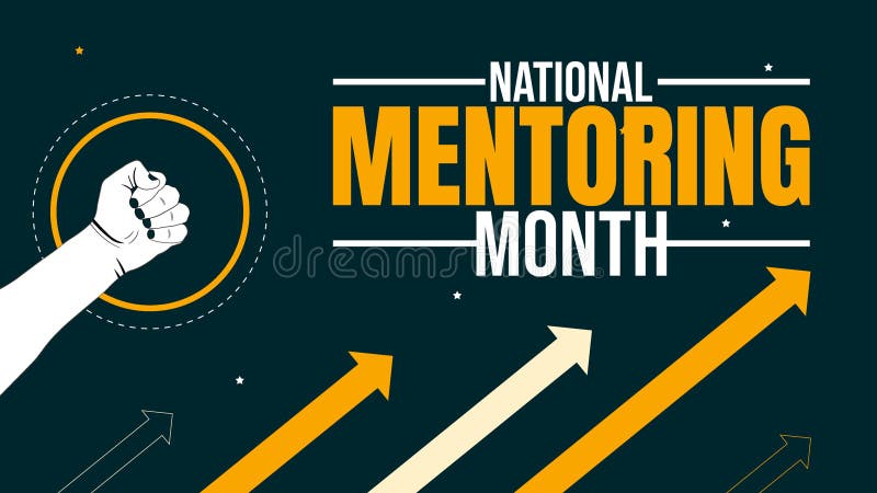 National Mentoring Month, Creative Design Templet Stock Vector ...