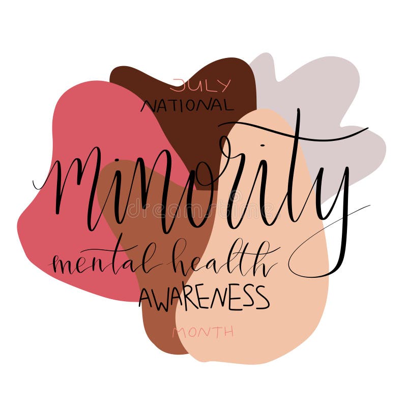 National Minority Mental Health Awareness Month July Poster with ... National Minority Mental Health Awareness Month July Poster with ...