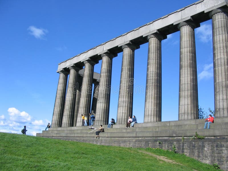 National Monument, Edinburgh Stock Photo - Image of edinburgh, national ...