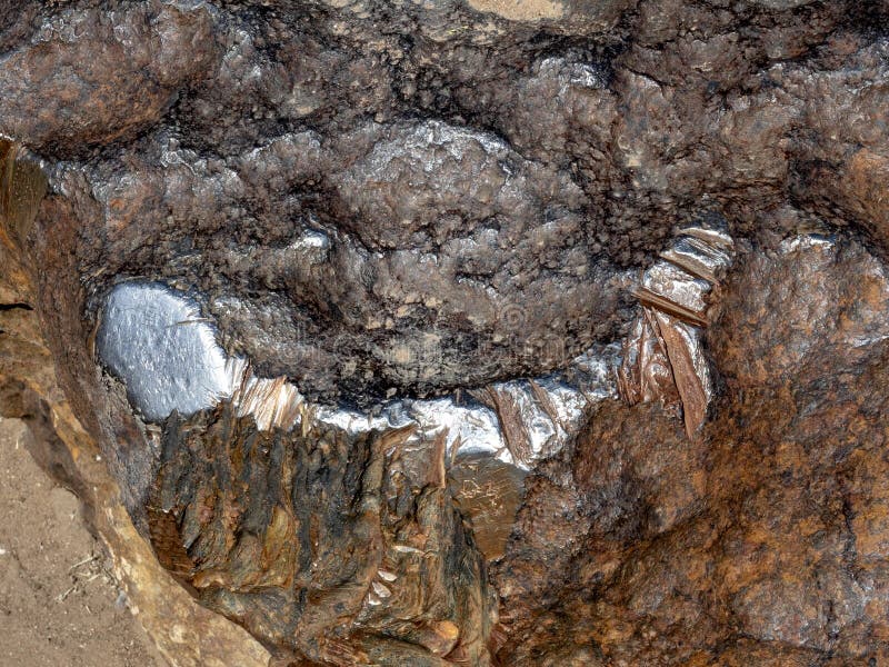 National Monument. Hoba Meteorite, Grootfontein in Namibia Stock Image ...
