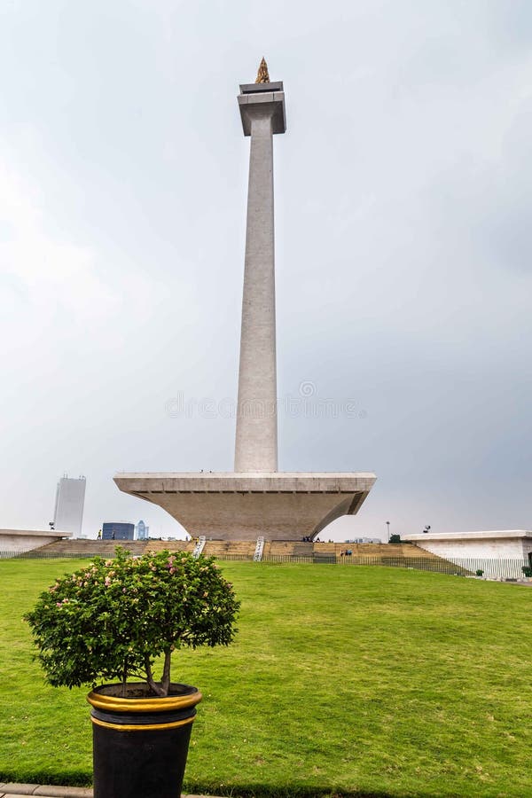 National Monument Monas in Jakarta, Java, Editorial Image - Image of ...