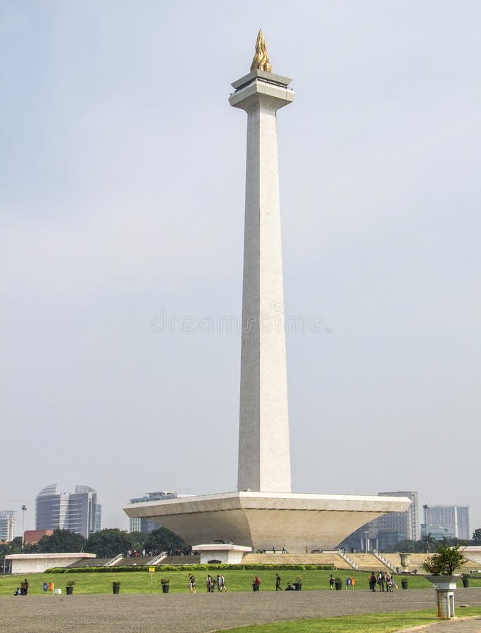 National Monument of Jakarta in Java Editorial Stock Photo - Image of ...