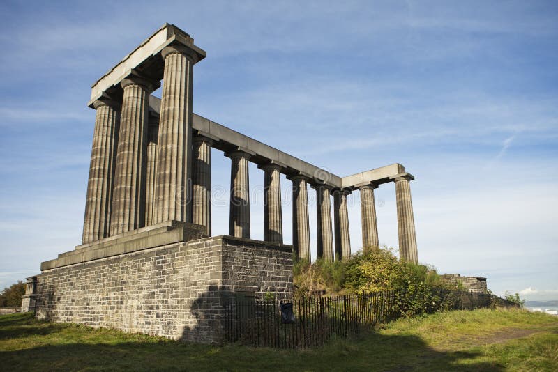 National Monument Scotland stock photo. Image of scotland - 15231774