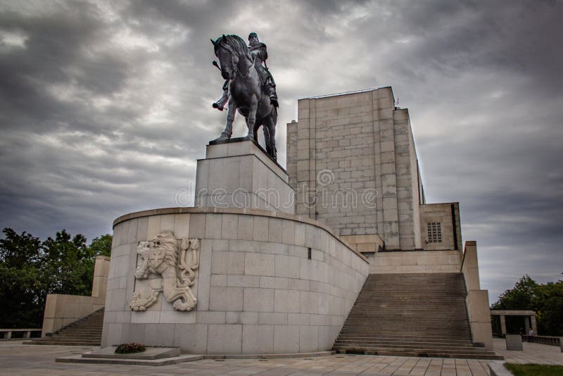 National Monument on Vitkov Stock Image - Image of vitkov ...