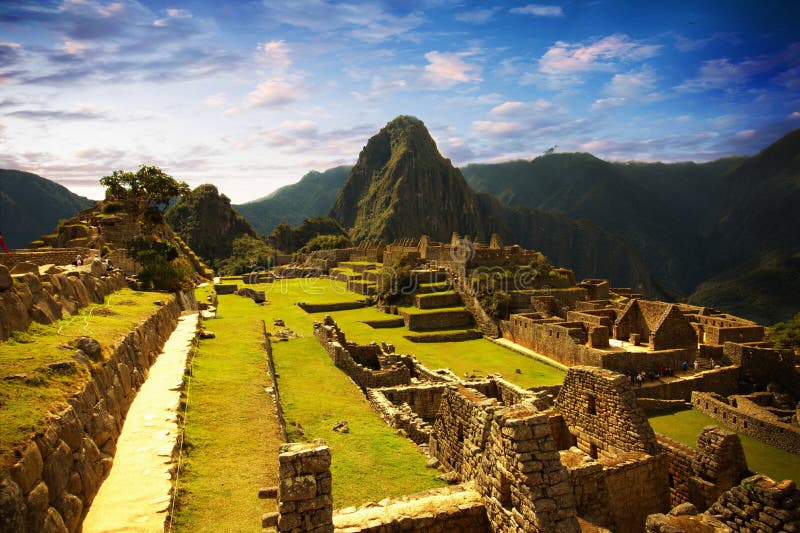 National Monuments from Peru Stock Photo - Image of cathedral, blue ...