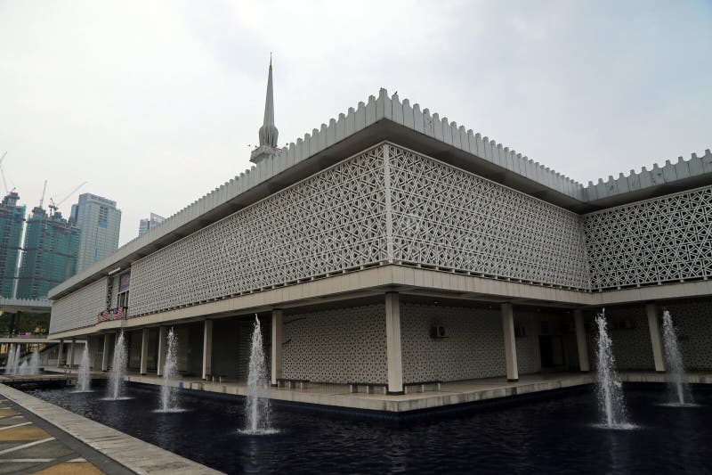 National Mosque, Kuala Lumpur, Malaysia Stock Image - Image of national ...