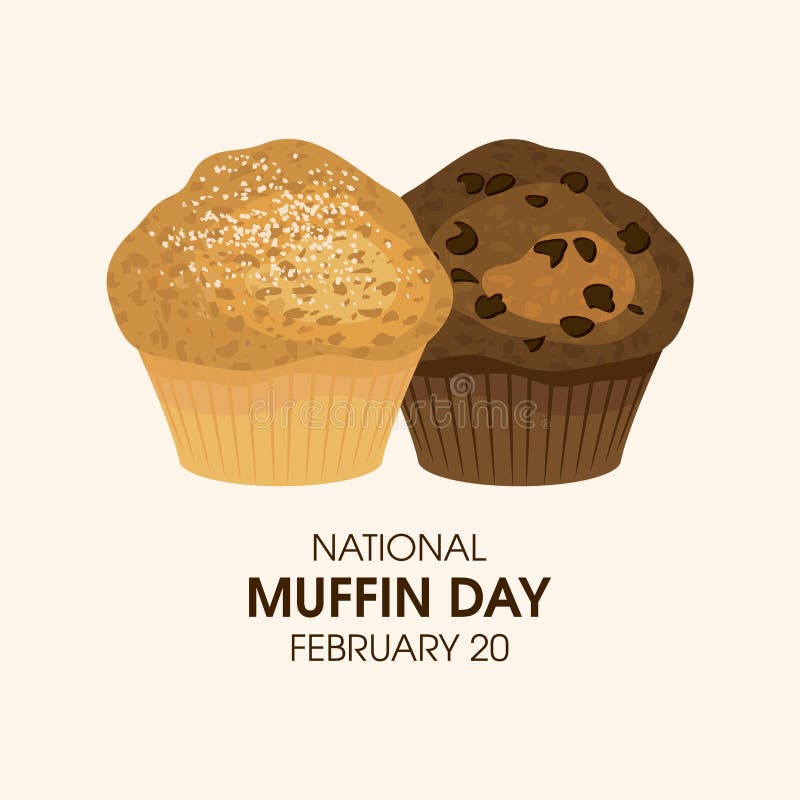 National Muffin Day vector stock vector. Illustration of bakery - 238315848