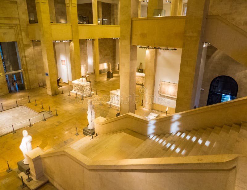National Museum of Beirut, Lebanon Editorial Stock Photo - Image of ...
