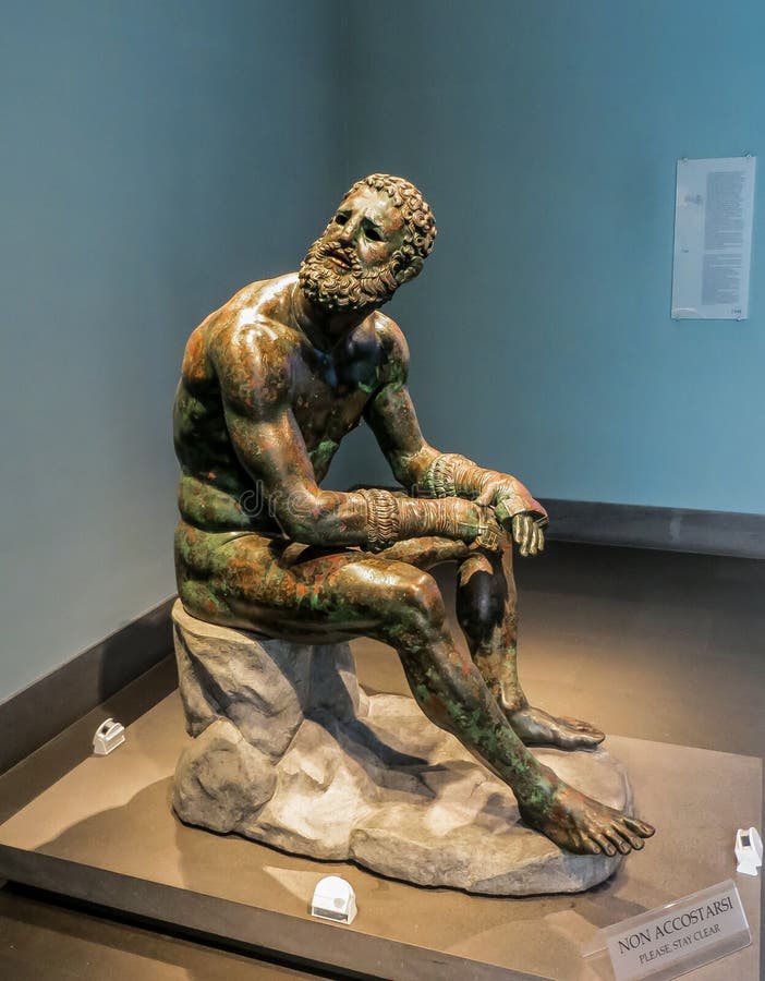 National Museum - the Boxer Ancient Sculpture Editorial Stock Photo ...