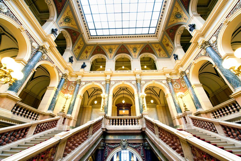 National Museum, Prague editorial photography. Image of loby - 14132297